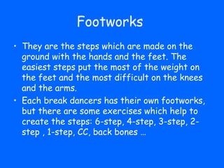 Basic steps of break dance 1 crist nerin | PPT | Hip Hop Music | Music
