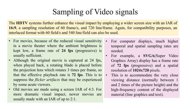 Basic Steps of Video Processing - unit 4 (2).pdf | 3-D Graphics ...
