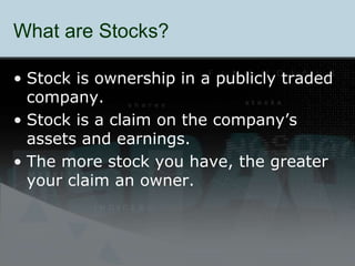 basic stock.ppt