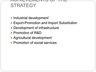 Basic strategy of indian planning | PPTX