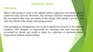 Piping Basic stress analysis by engineering | PDF