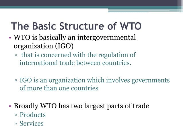 Basic Structure and Functions of WTO (1).pptx | Free Download