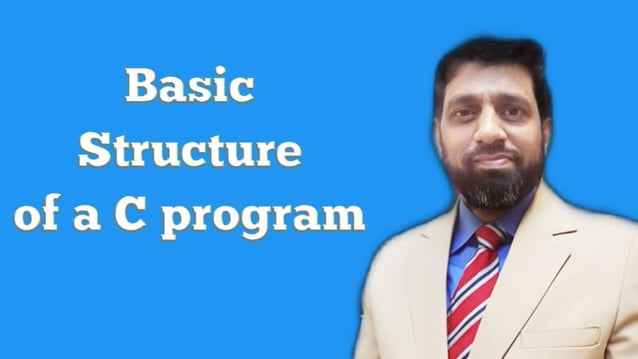 Basic structure of a c program | PPT