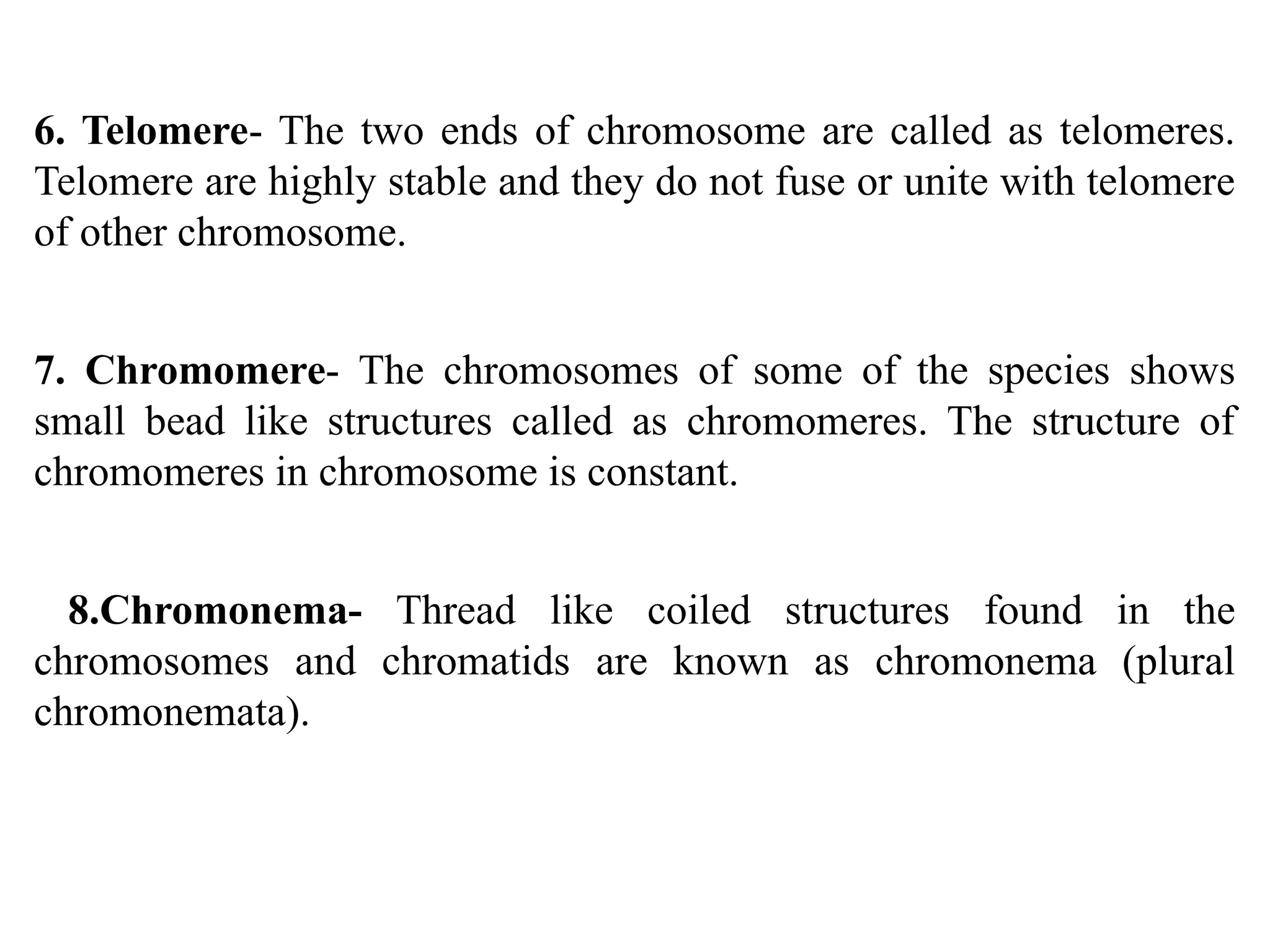 Basic structure of chromosome and its components | PPTX