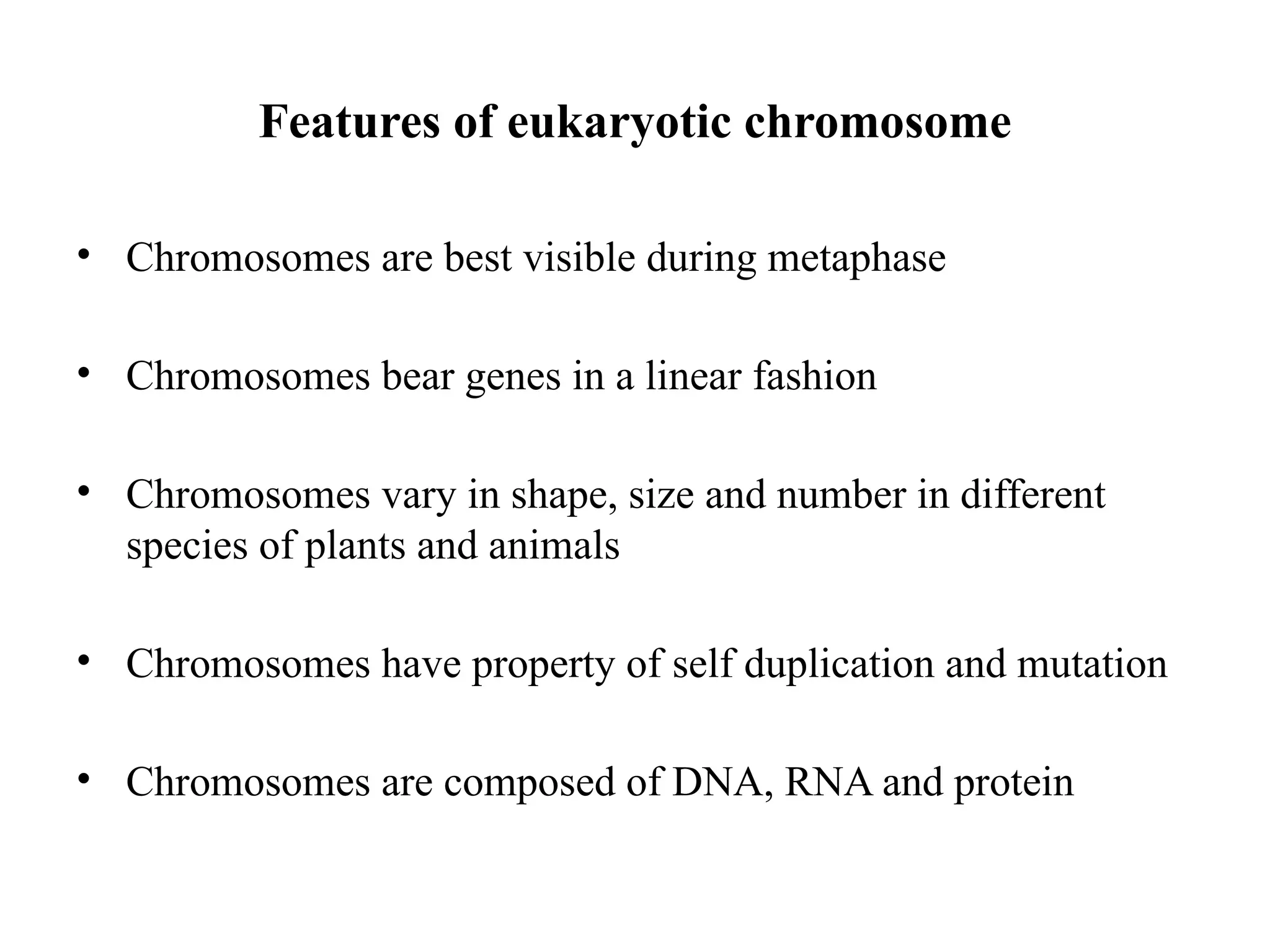 Basic structure of chromosome and its components | PPTX