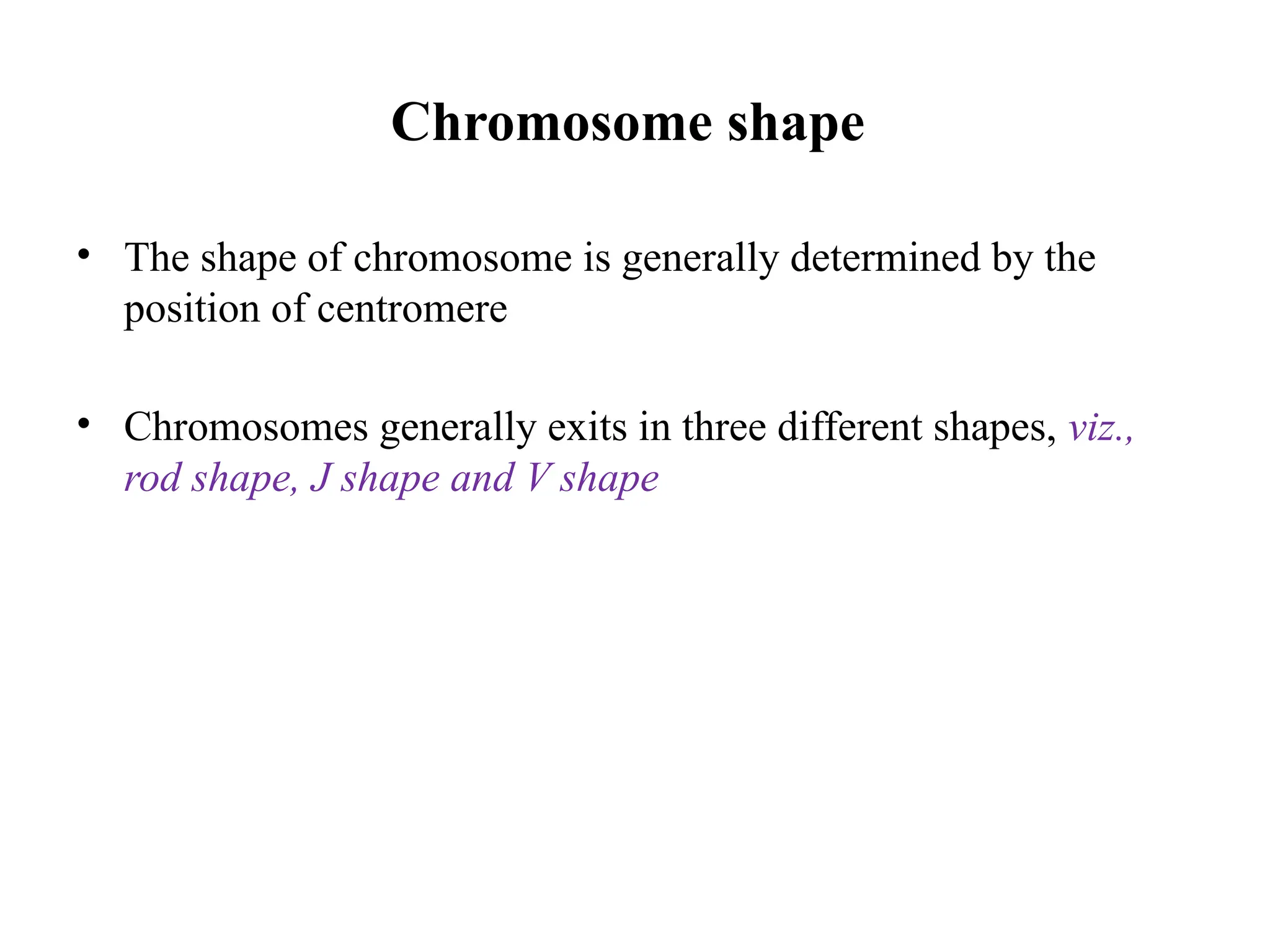 Basic structure of chromosome and its components | PPTX