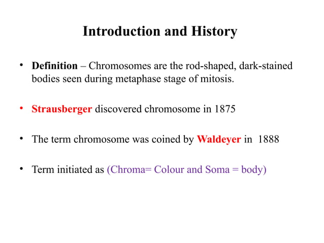 Basic structure of chromosome and its components | PPTX | Biological ...