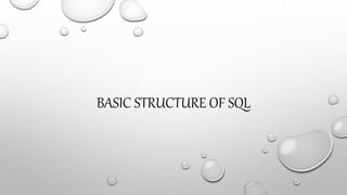 basic structure of SQL FINAL.pptx
