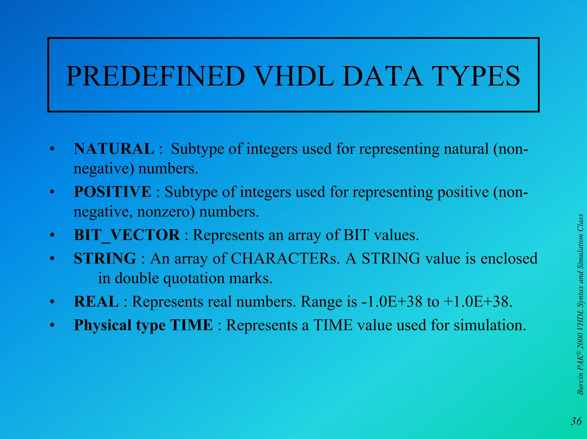 Basic structures in vhdl | PPT