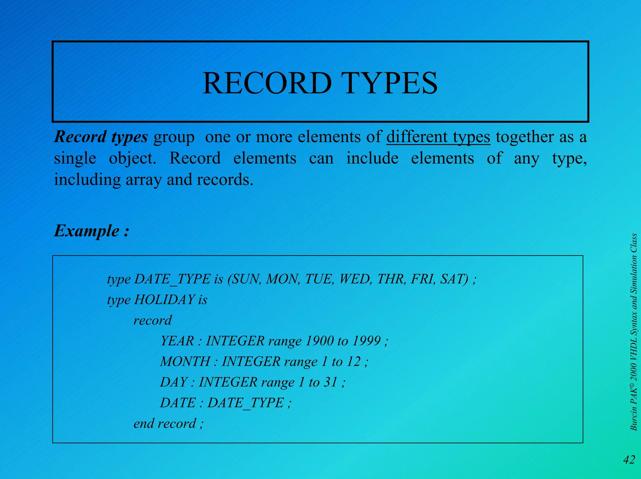 Basic structures in vhdl | PPT