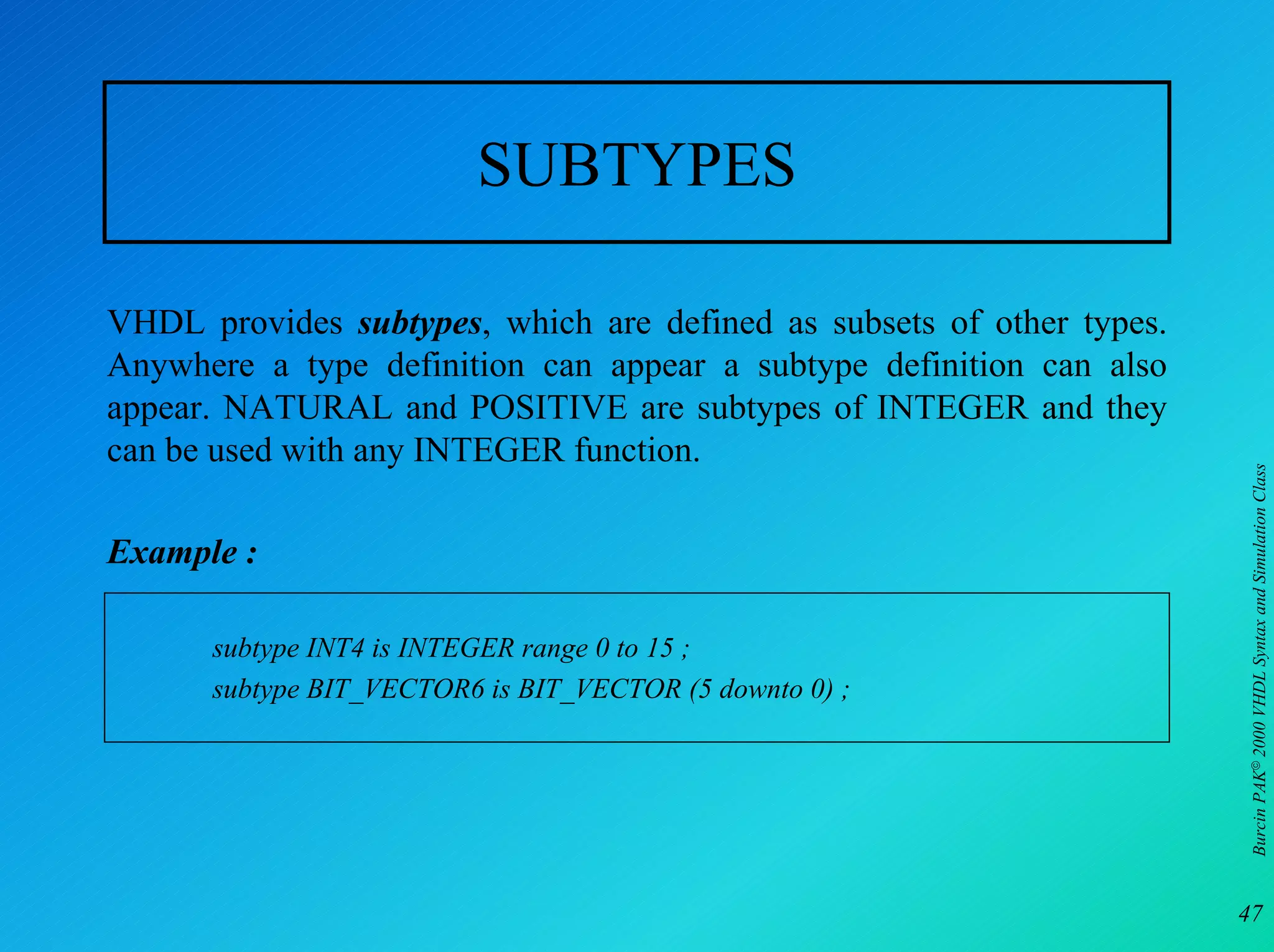 Basic structures in vhdl | PPT