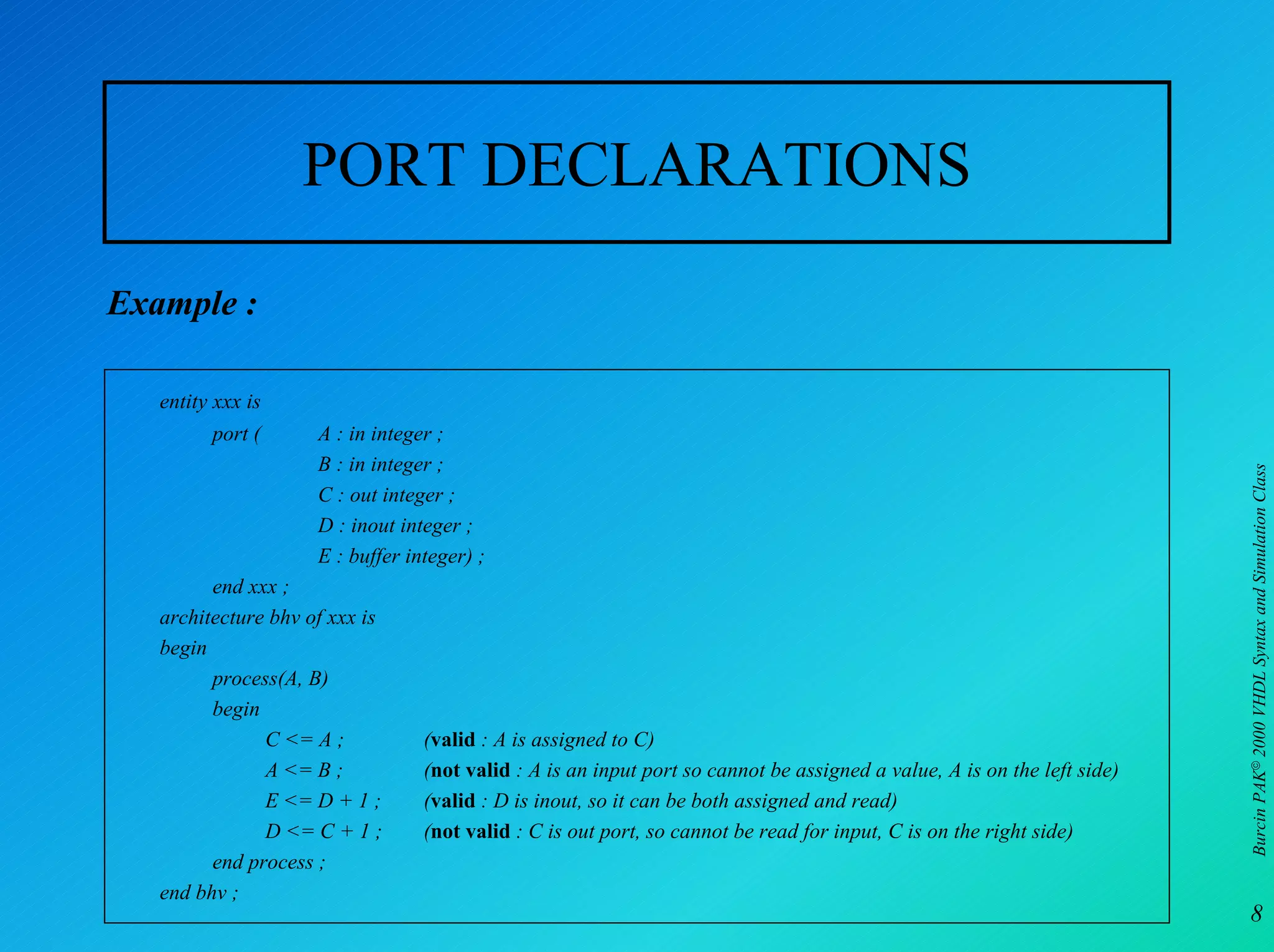 Basic structures in vhdl | PDF | Programming Languages | Computing