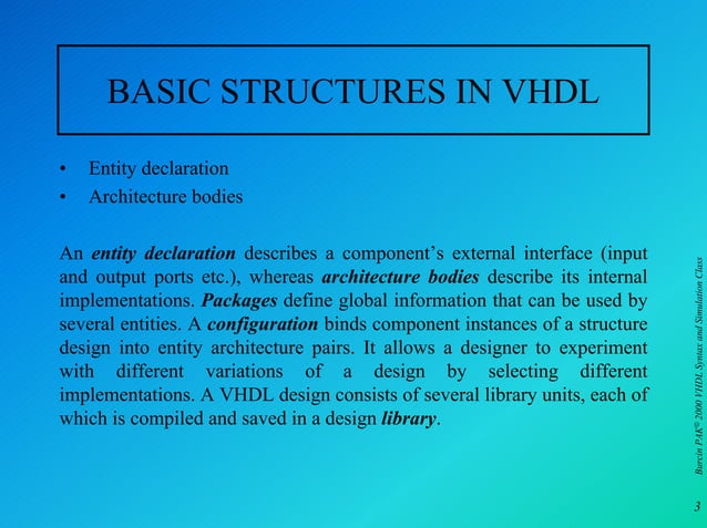 Basic structures in vhdl | PDF | Programming Languages | Computing