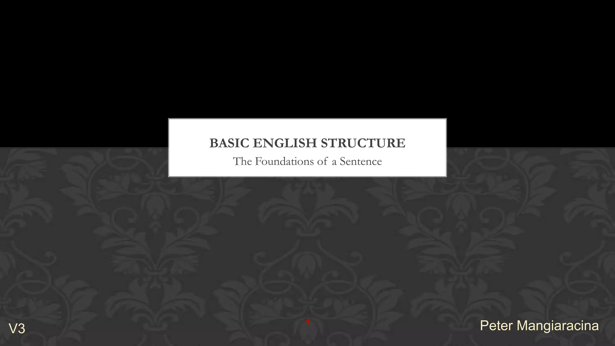 Basic English Structure | PPTX