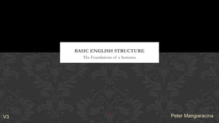 Basic English Structure | PPTX