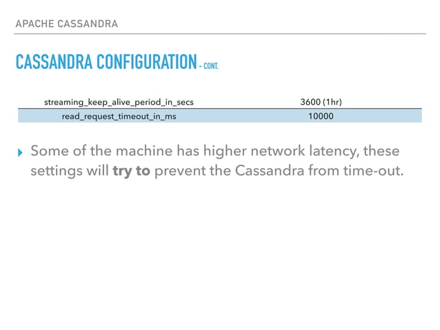 Basic stuff You Need to Know about Cassandra | PPT