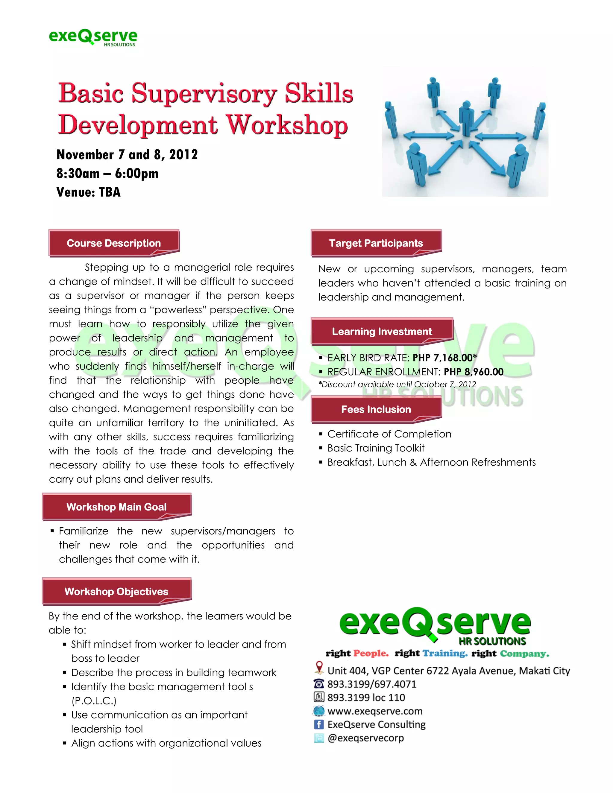 Basic supervisory skills development workshop revised | PDF