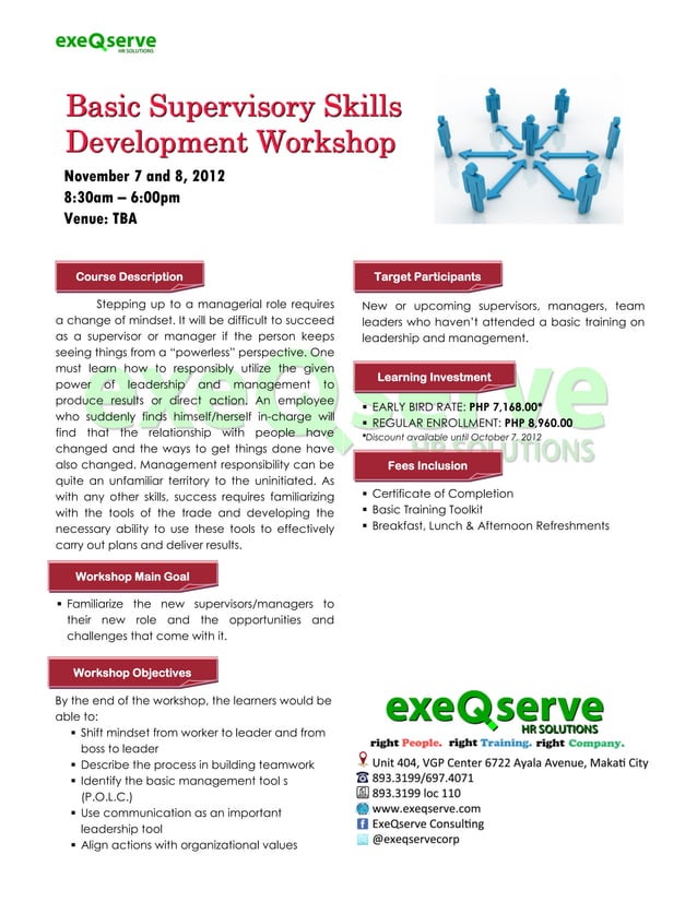 Basic supervisory skills development workshop revised | PDF | Human ...