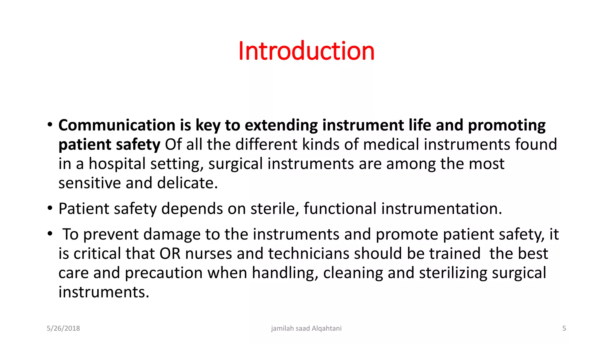 Basic surgical instrumentation | PPTX