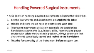 Basic surgical instrumentation | PPTX