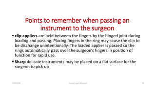 Basic surgical instrumentation | PPTX