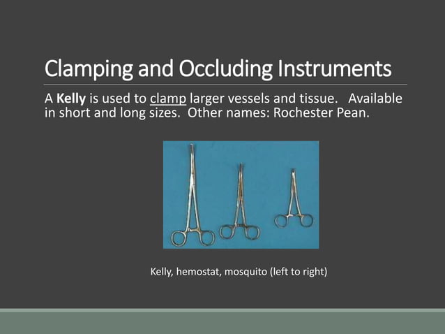 Basic surgical instruments | PPTX