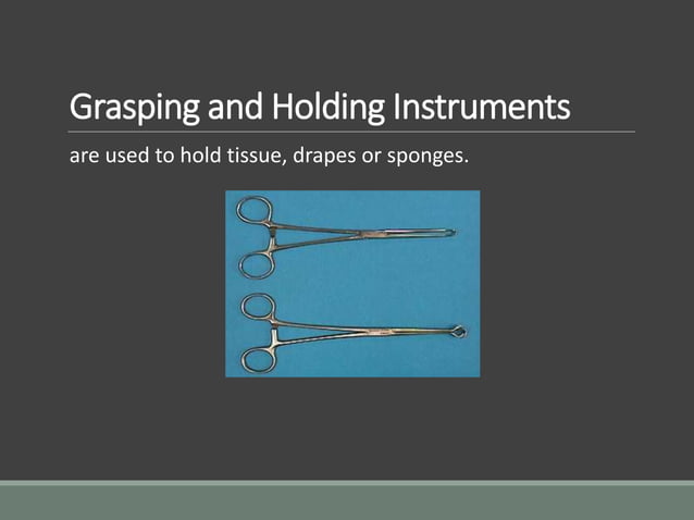 Basic surgical instruments | PPTX