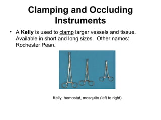 BASIC SURGICAL INSTRUMENTS by Akugizibwe Solomon(MBChB IV).ppt