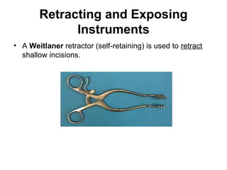 BASIC SURGICAL INSTRUMENTS by Akugizibwe Solomon(MBChB IV).ppt