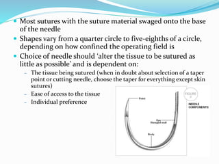 Basic surgical skill and anastomoses | PPTX