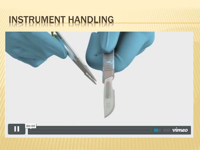 Basic surgical skills | PPTX