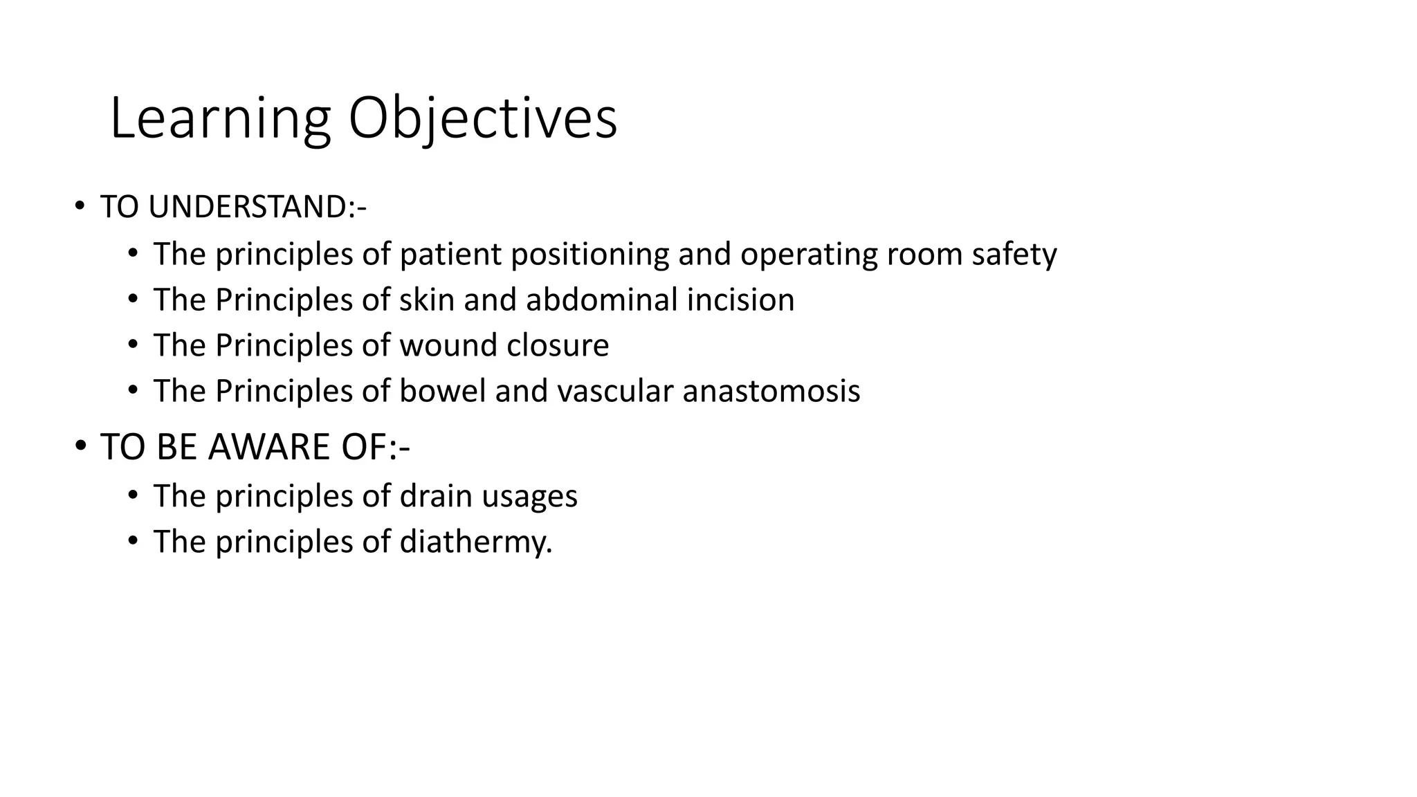 Basic surgical skills | PPTX