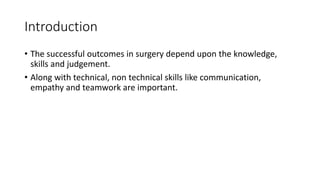 Basic surgical skills | PPTX