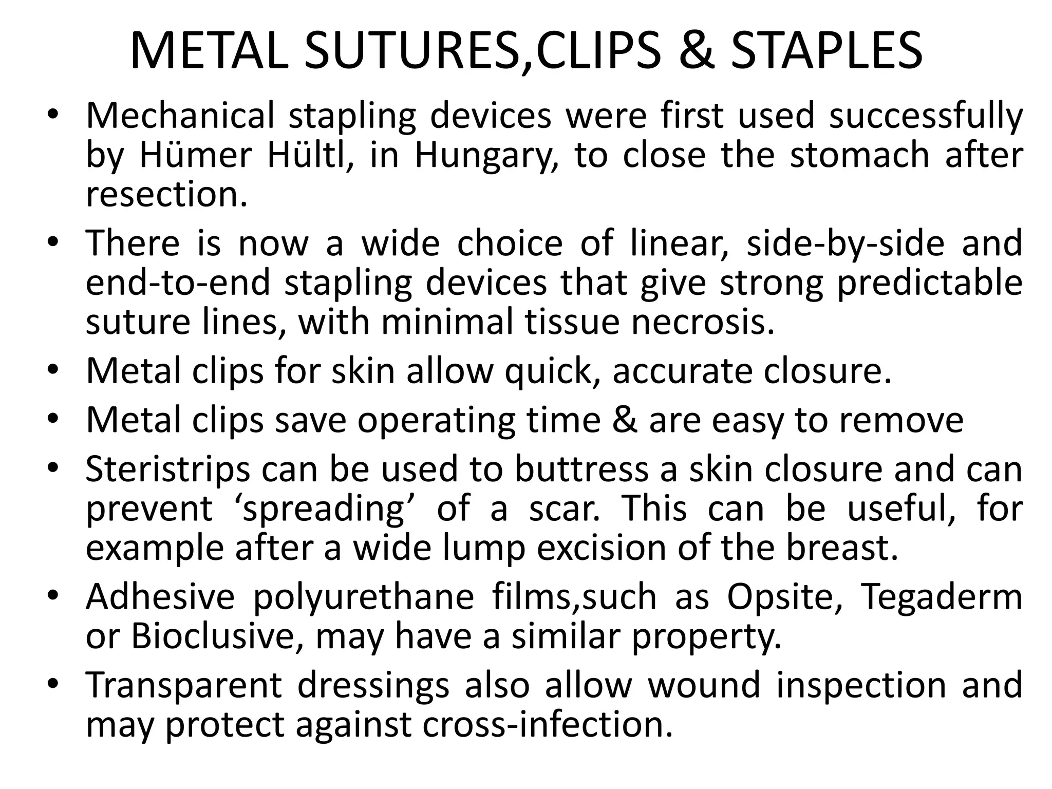 Basic surgical skills | PPTX