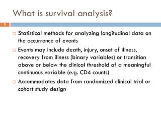 Basic survival analysis | PDF