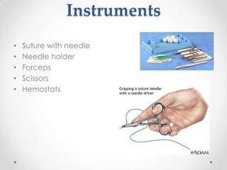 Basic suturing workshop | PPTX