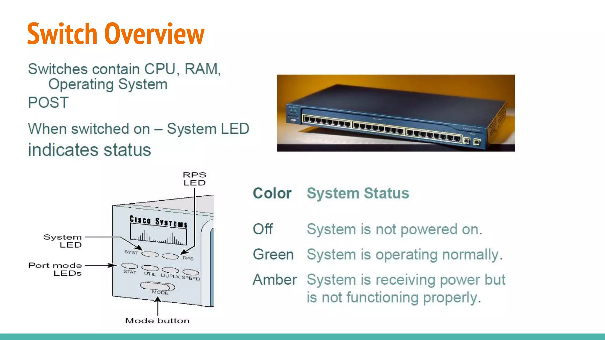 Basic Switching Concepts And Configuration Pptx Operating Systems