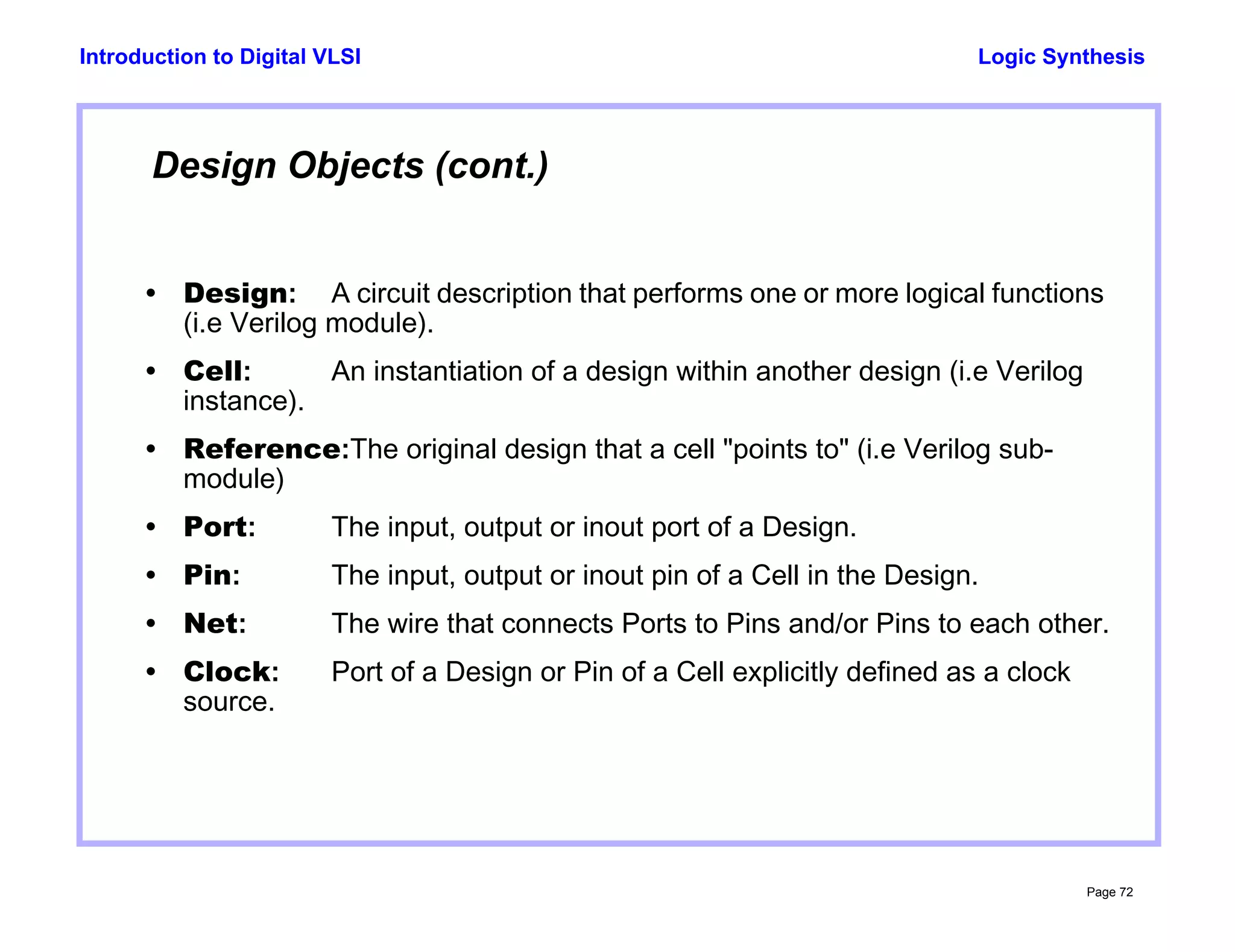 Basic synthesis flow and commands in digital VLSI | PDF