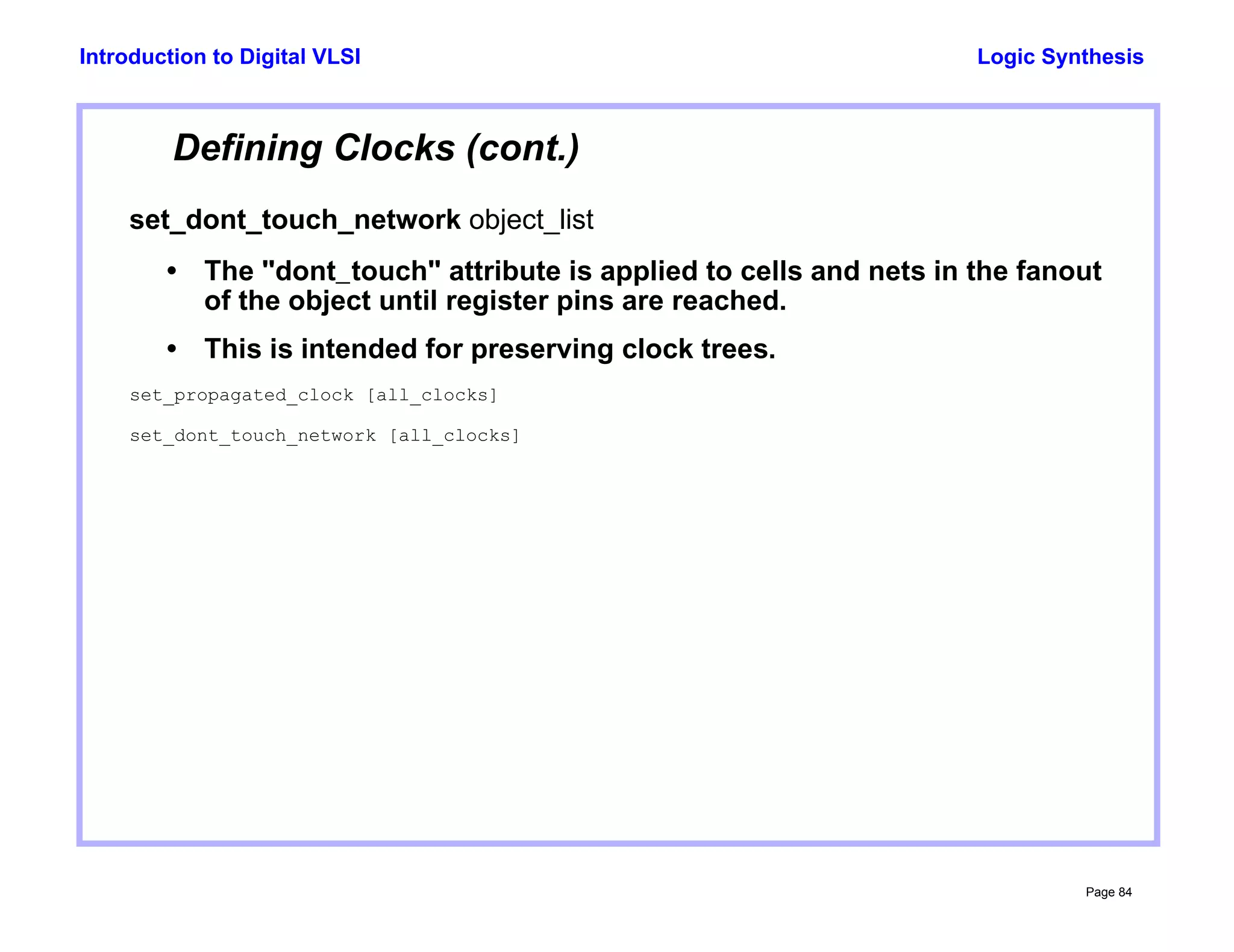 Basic synthesis flow and commands in digital VLSI | PDF