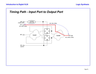 Basic synthesis flow and commands in digital VLSI | PDF