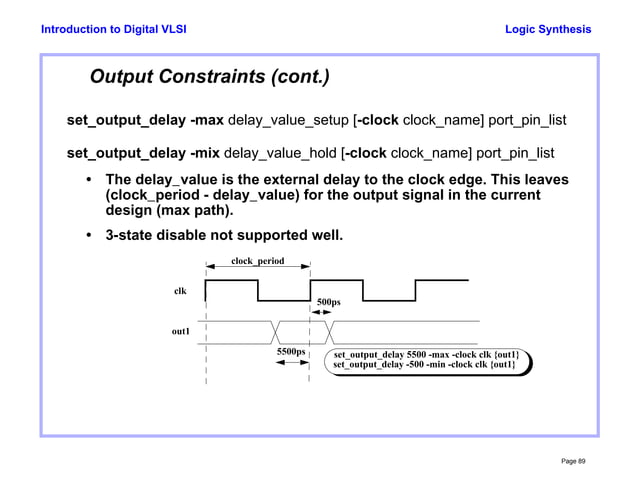 Basic synthesis flow and commands in digital VLSI | PDF