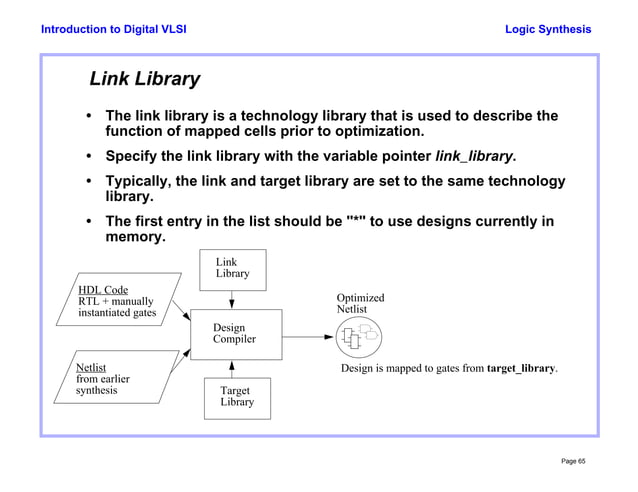 Basic synthesis flow and commands in digital VLSI | PDF