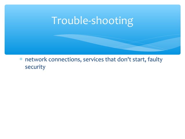 Basic system administration tasks | PPT