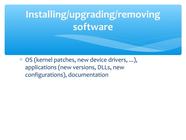 Basic system administration tasks | PPT