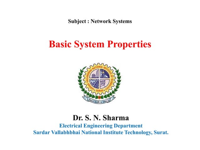 Basic System Properties.ppt