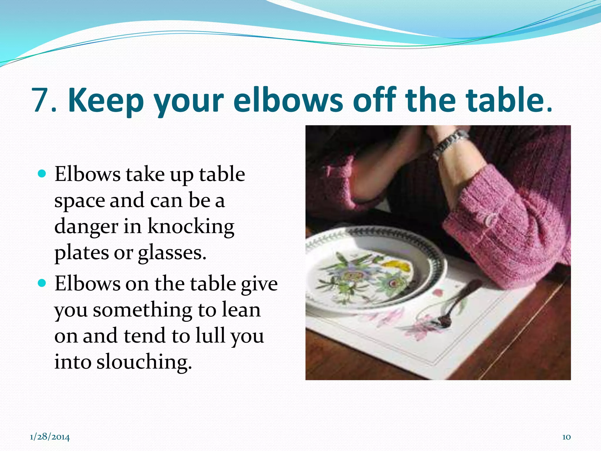 Basic table manners | PPTX