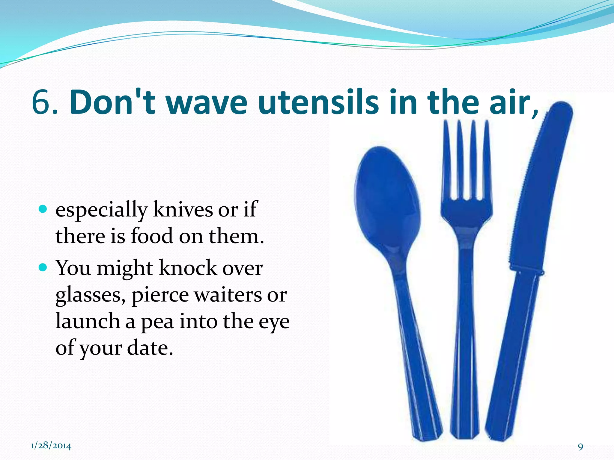 Basic table manners | PPTX