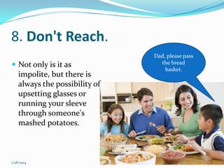 Basic table manners | PPTX