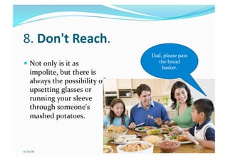 Basic table manners sample | PDF