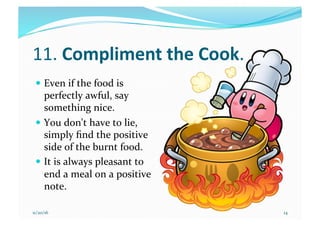 Basic table manners sample | PDF